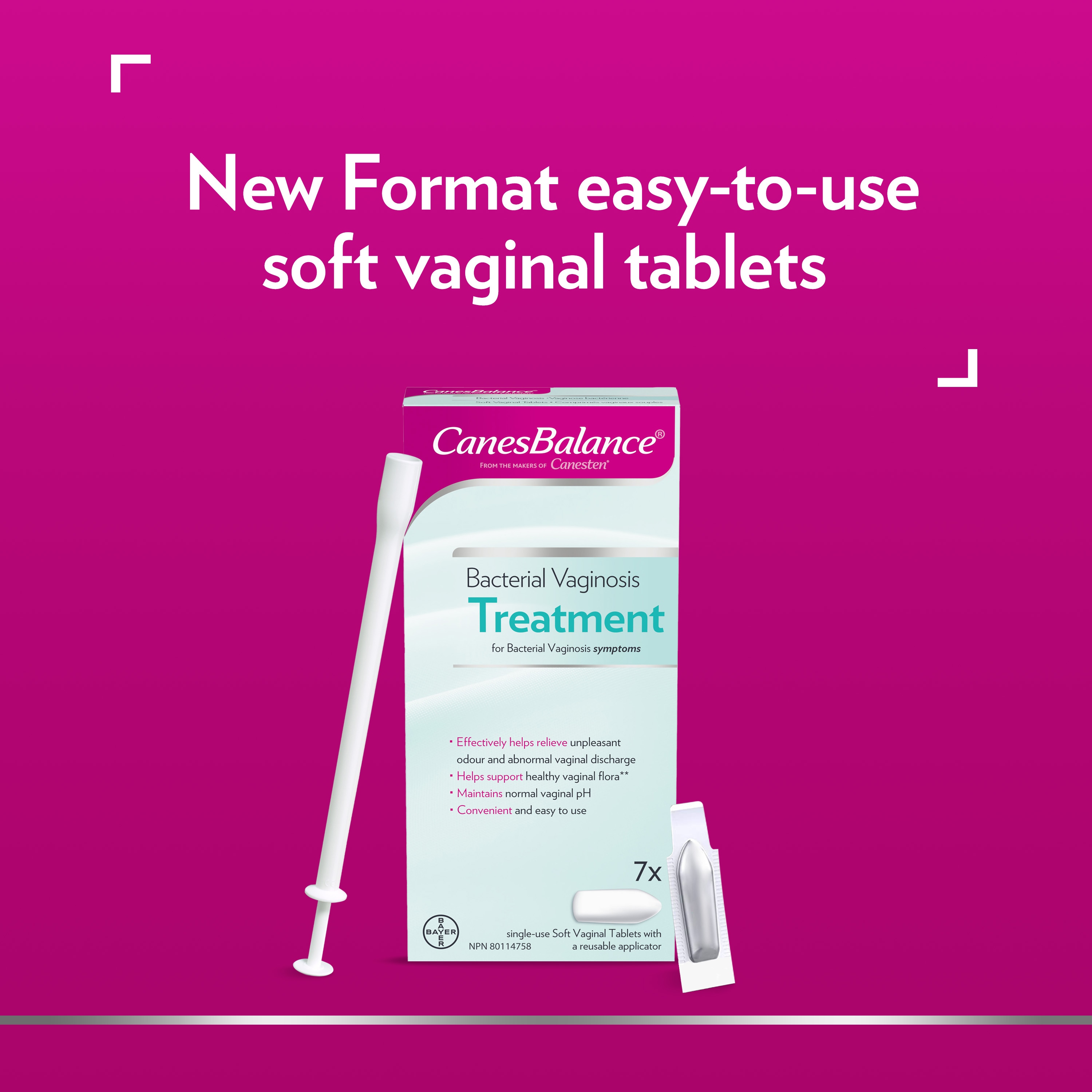 CanesBalance Soft Vaginal Tablets | Bacterial Vaginosis